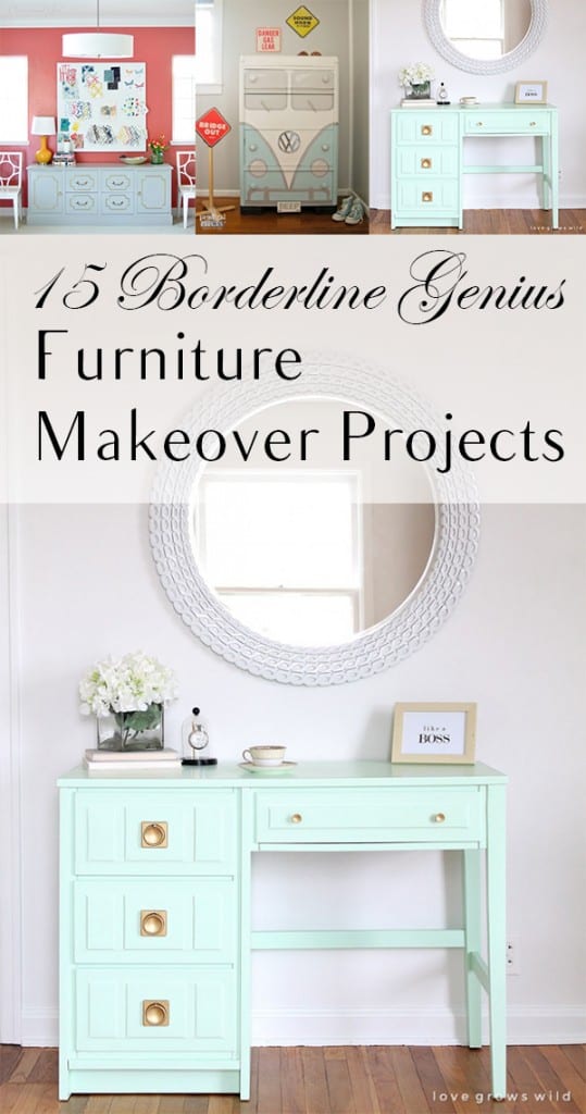 15 Borderline Genius Furniture Makeover Projects | How To Build It