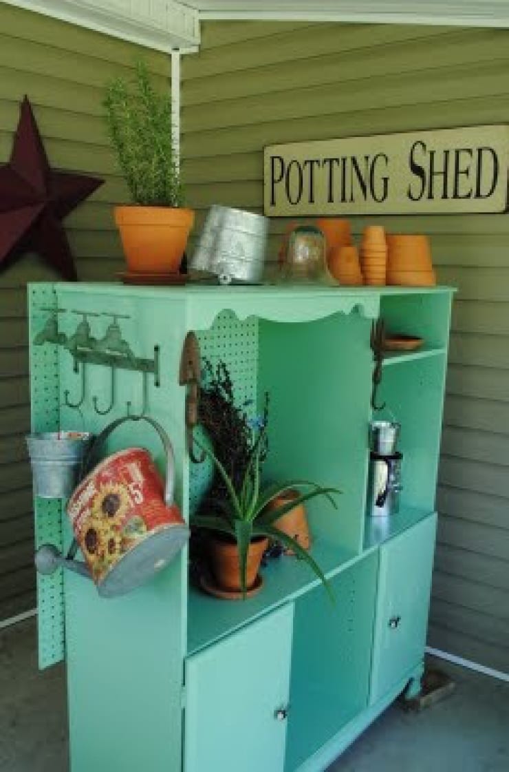 22 Great Ideas for Recycling an Entertainment Center
