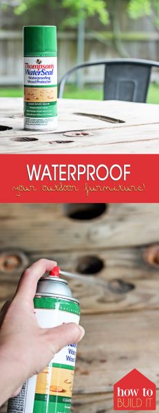 Waterproof Your Outdoor Furniture! | How To Build It