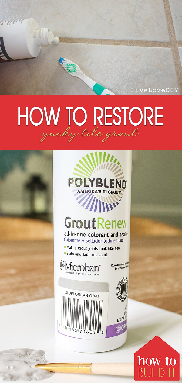 How to Restore Yucky Tile Grout | How To Build It