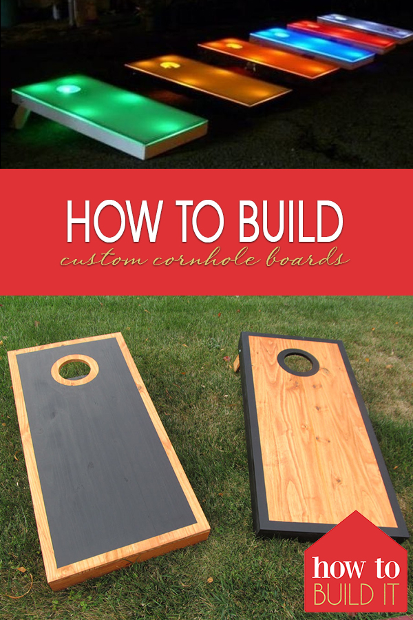 Cornhole Boards: DIY, Custom, Designs, How To Make, How To Build