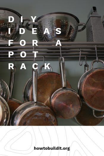 DIY Ideas For A Pot Rack - So Cute And They'll Stay Organized