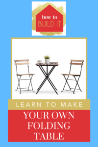 DIY Folding Table – How to Make One Using Affordable Means | How To ...